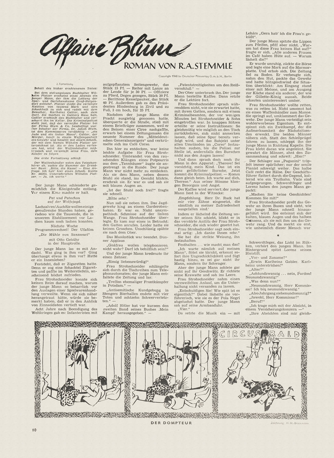 conrad-antiquario Quick Ausgabe Nr. 6 Februar 1949